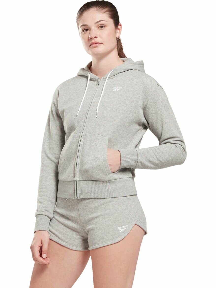 Толстовка Identity Small Logo French Terry Full Zip Hoodie W