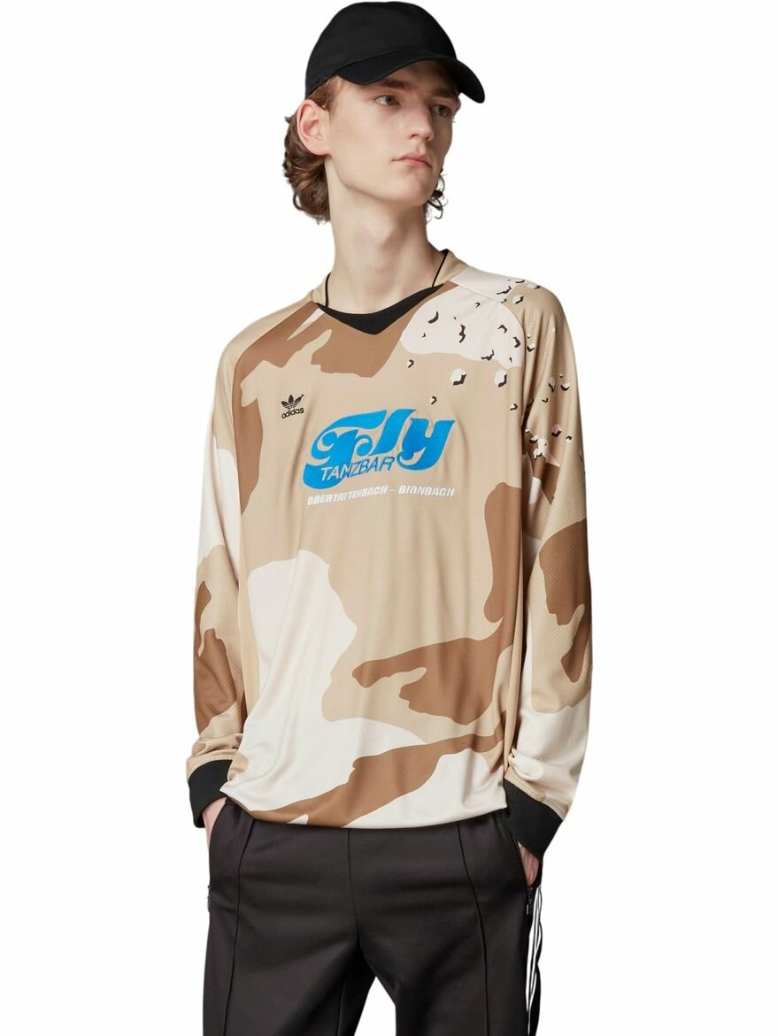 Лонгслив спортивный Multicolor Blue Version Desert Camo Jersey