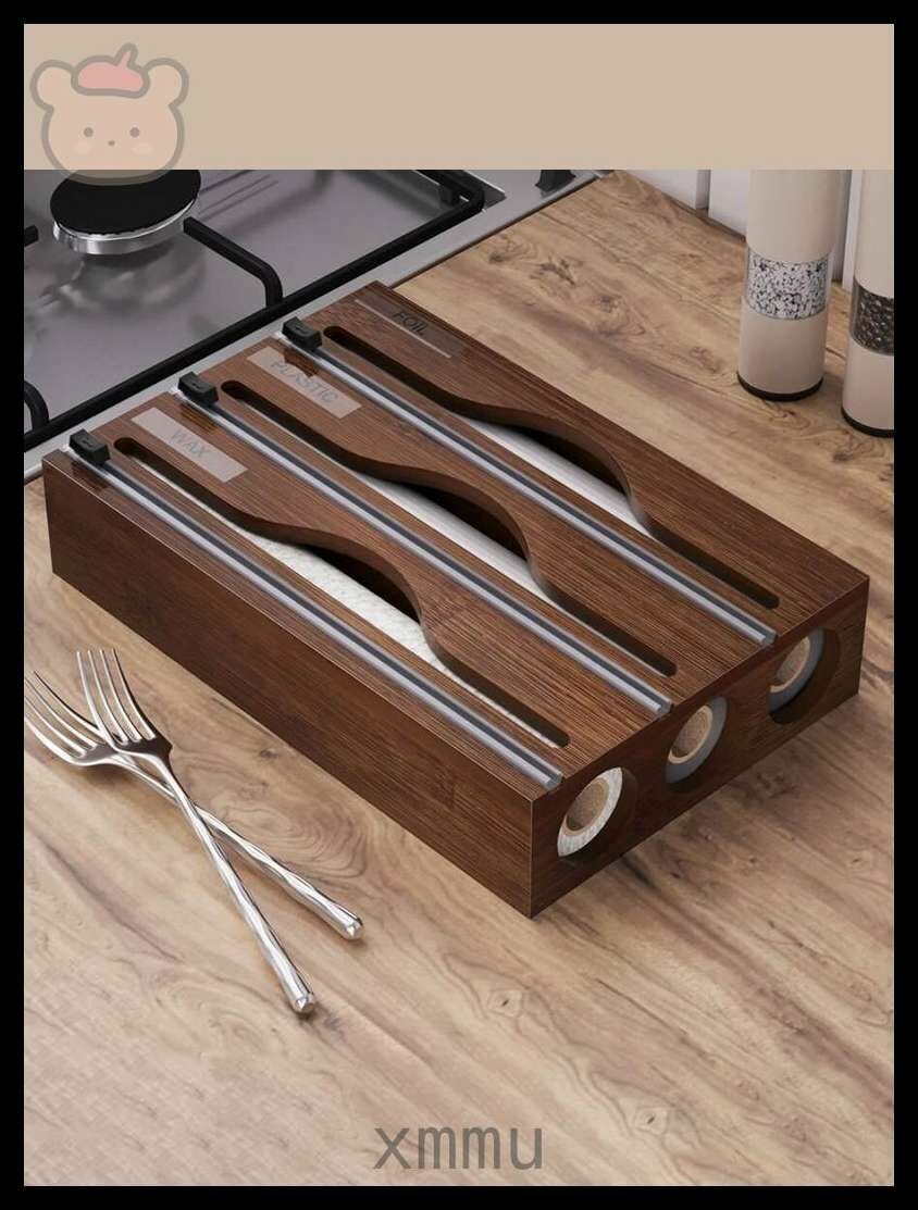 Владелец кухни для фольги и пленки с резаком