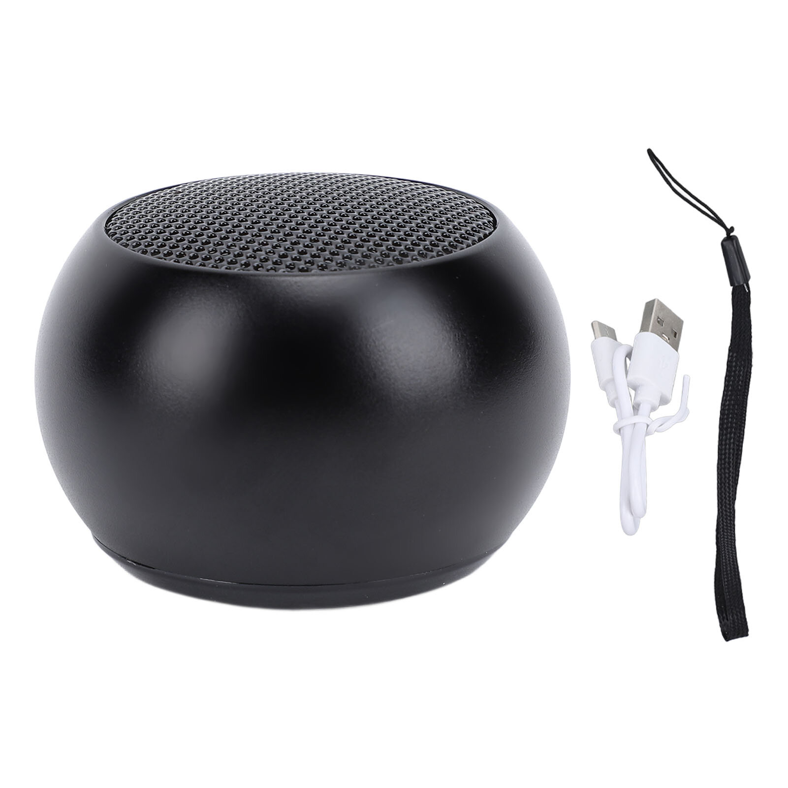 Mini Speaker BT Loud Volume Stereo Sound Wireless 300mAh Portable Small Speaker for Outdoor Black
