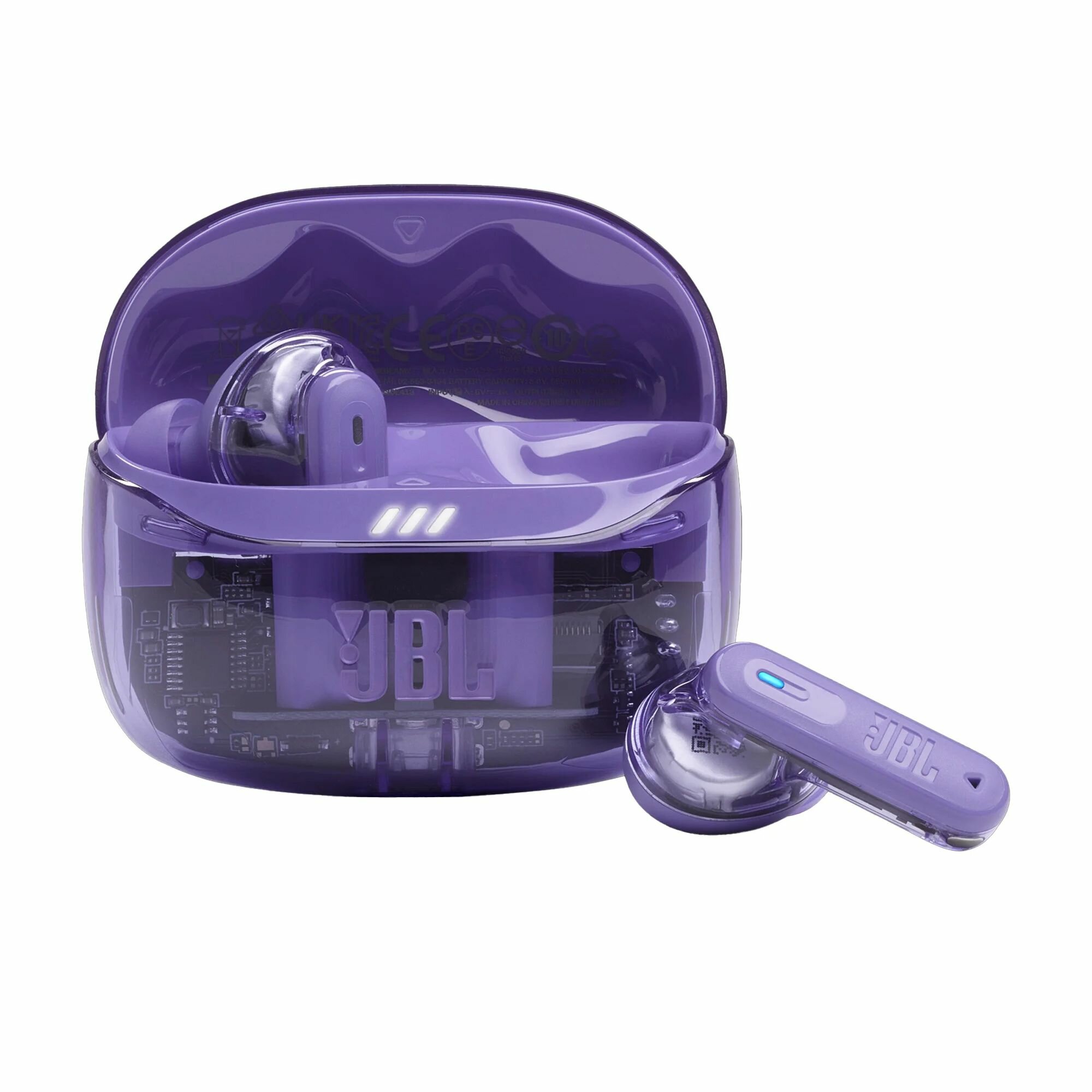 Беспроводные наушники JBL Tune Beam 2 Ghost Edition Purple