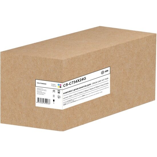 Cactus Комплект фотобарабанов Universal CS-C734X24G C734X24G цв:80000стр. для Lexmark Optra C736n/C7
