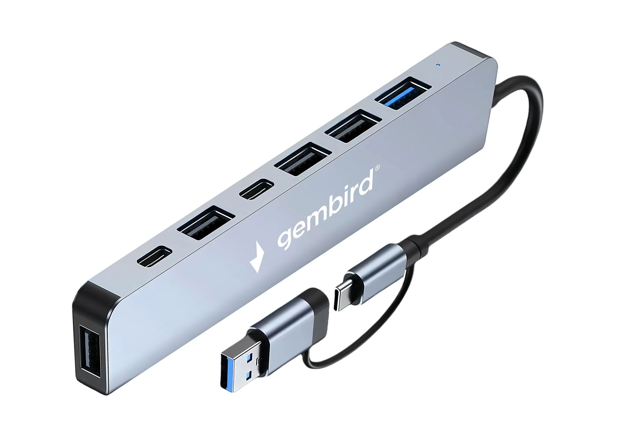 Разветвитель USB3.0/2.0 Gembird UHB-C445
