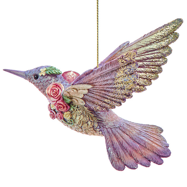 Елочная игрушка Колибри Вэнди - Pastel Rainbow 12 см, Kurts Adler, E1125-2