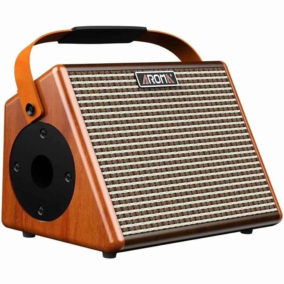 Aroma Ag-26a портативный комбо усилитель для акустических инструментов 25 Вт, перезаряжваемый, Bluet