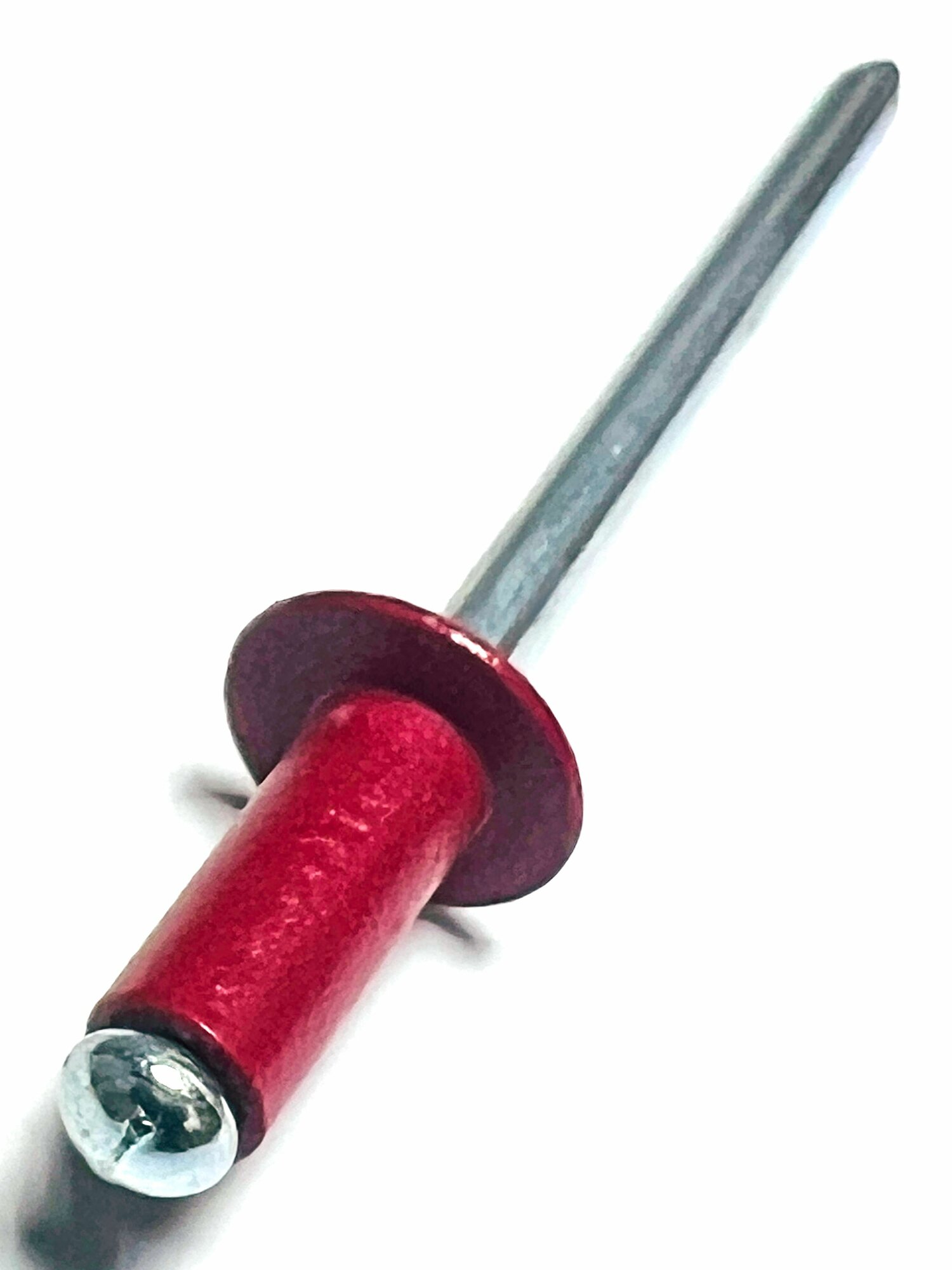 Заклепка вытяжная, крашенная Al/St RAL3003 цвет красный рубин 4,8х12 "МастерБолтиков" ( 50 штук )