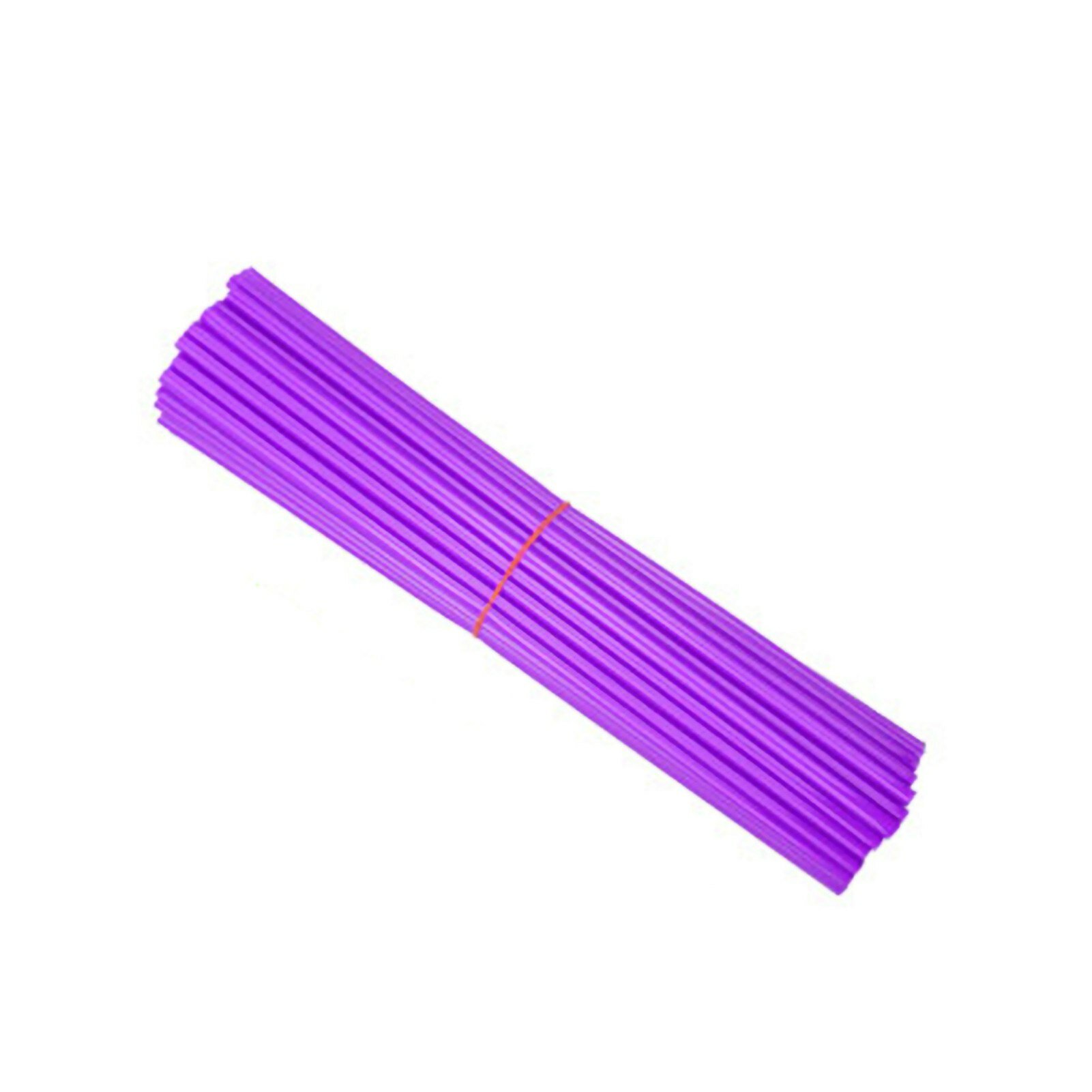 72 шт. 24 см универсальные чехлы для спиц велосипеда чехлы для обода колеса мотоцикла чехлы для спиц пальто комплект для украшения фиолетовый