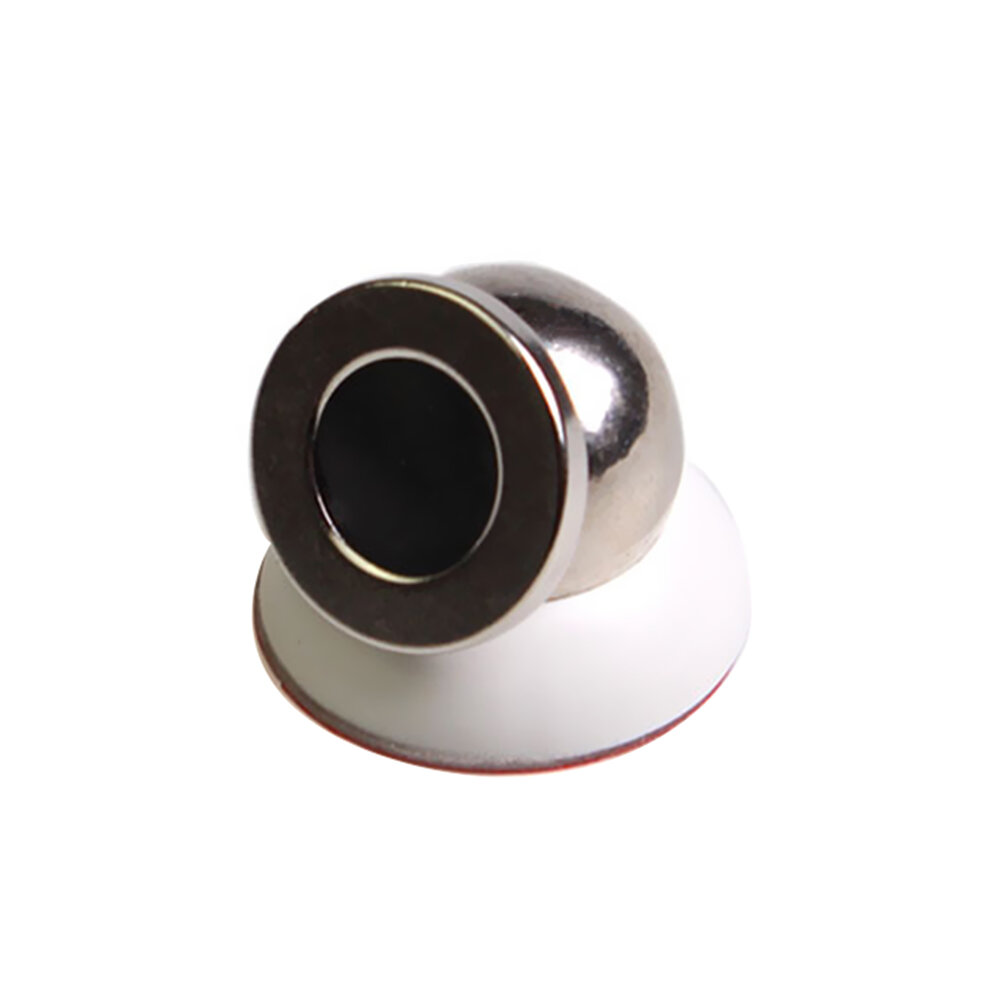 360-degree Rotary Magnetic Multi-function Mobile Phone Holder Stand Universal for Automotive Supplies Magnet, черный, белый, Material: ABS, strong magnetic, metal sheet metal, Item size: 3 * 3 * 2.5cm, Item weight: 55g, Package size: 5 * 5 * 5cm, Package
