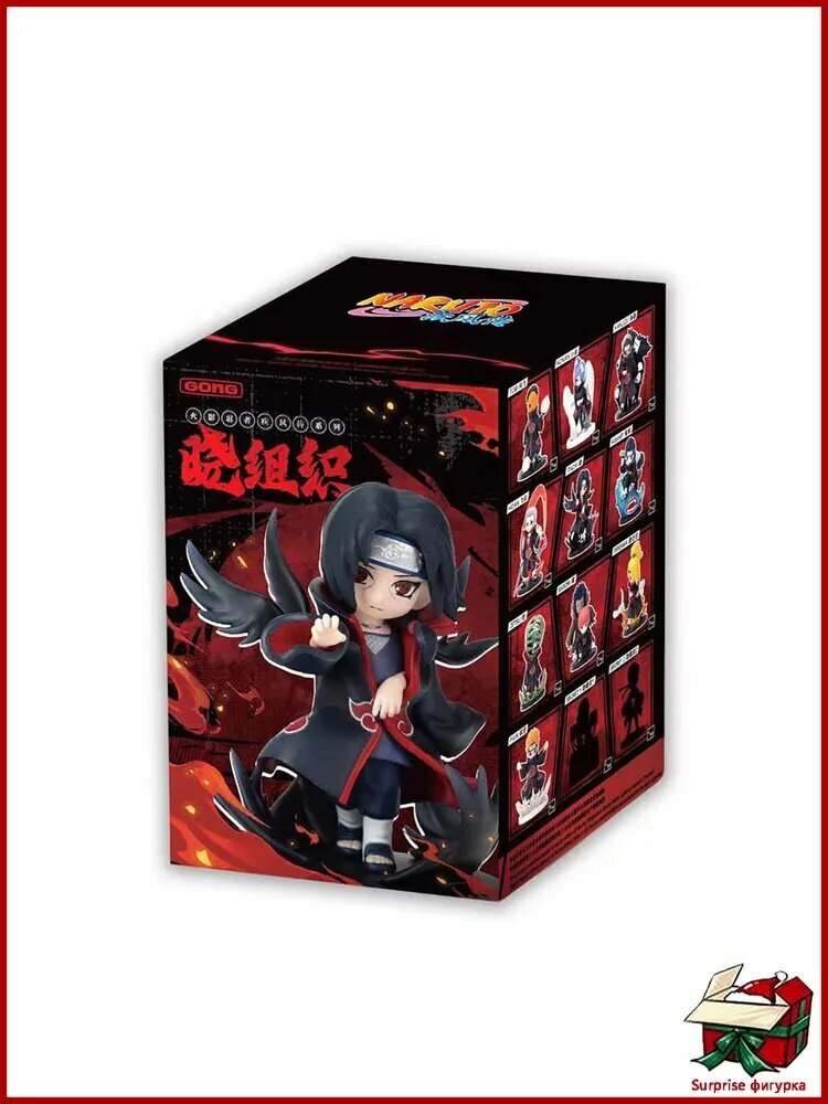 POP MART Коллекционная фигурка Слепая коробка Naruto аниме фигурка Akatsuki Series Blind Box Figures