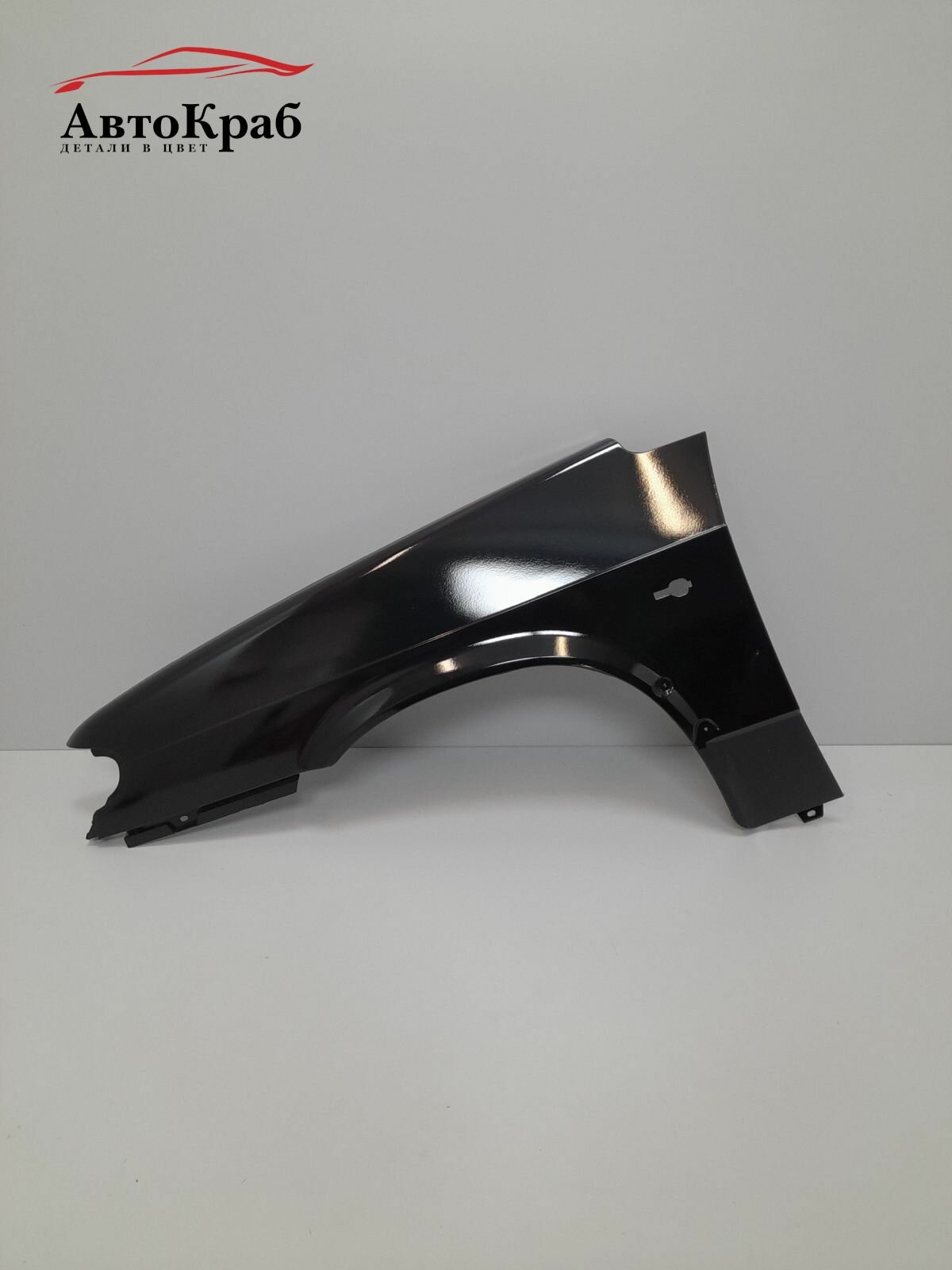 Крыло переднее левое пластиковое в цвет для ВАЗ 2113 2114 2115, 665 - космос, черно синий