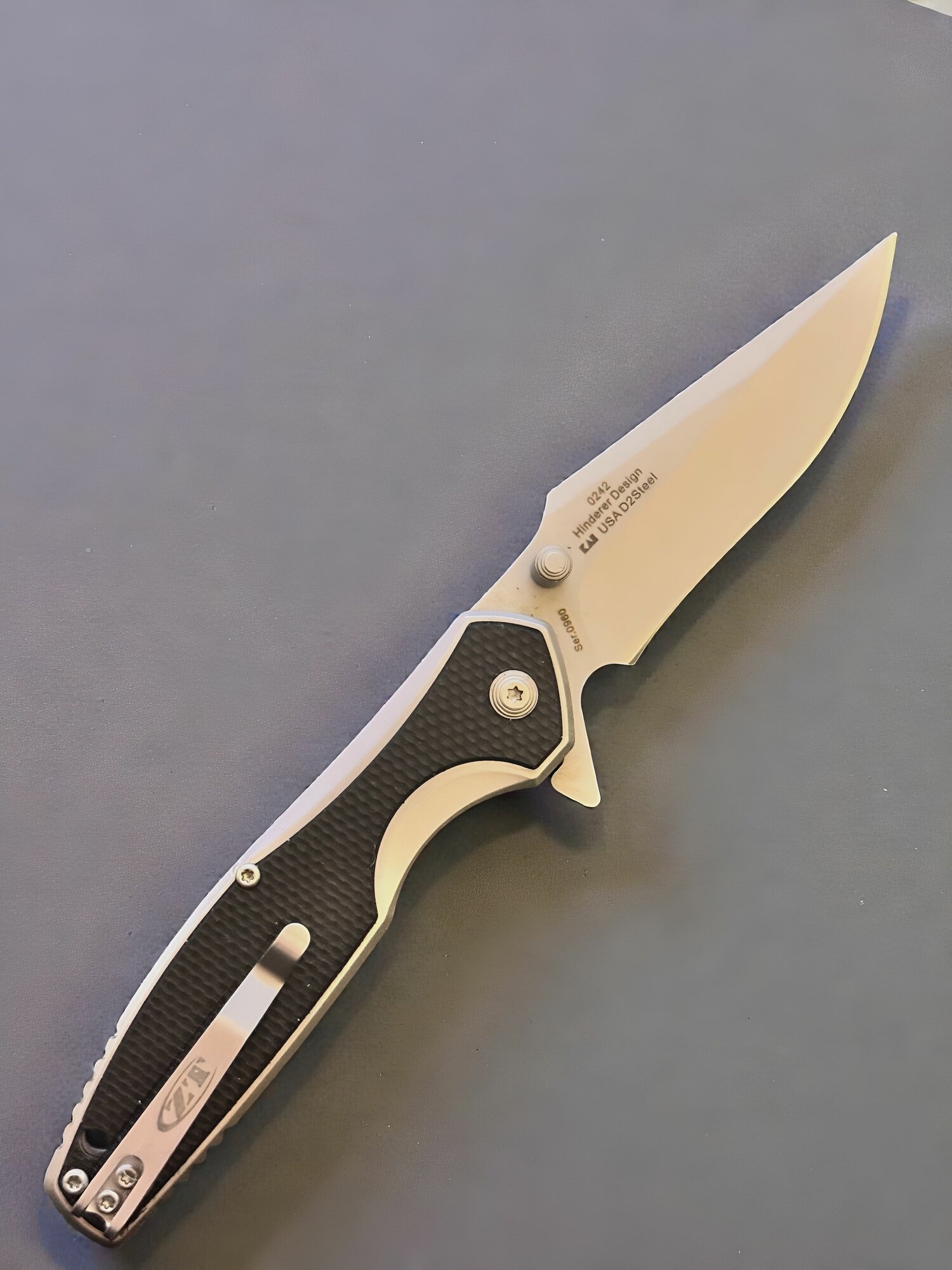 Нож ZERO TOLERANCE 0242 HINDERER черный