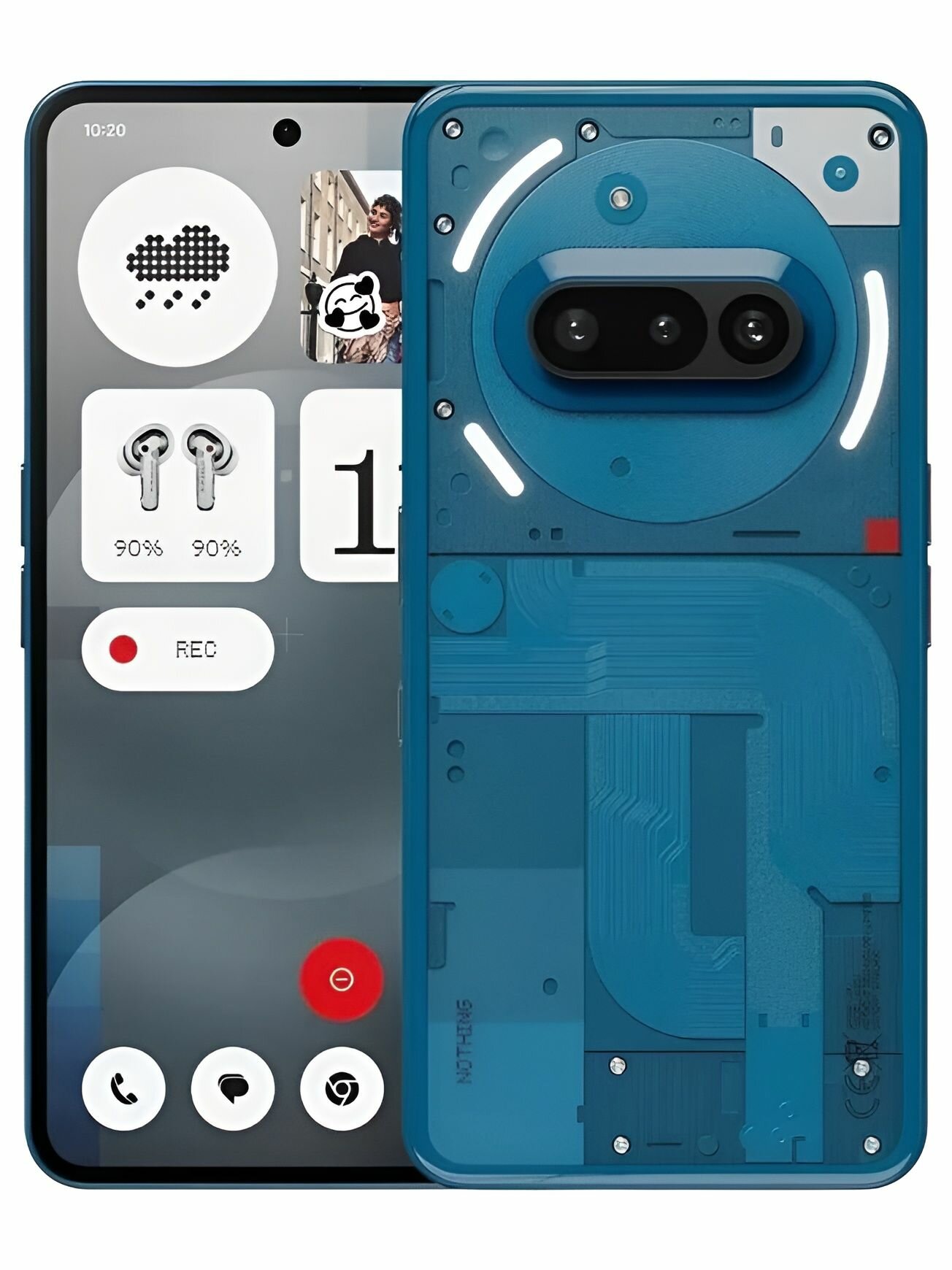 Смартфон Nothing Phone (3A) 12/256GB Blue