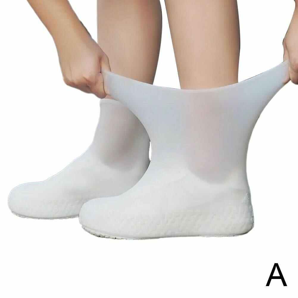 Утолщенный износостойкий водонепроницаемый чехол для дождевых сапог Портативный дождевик