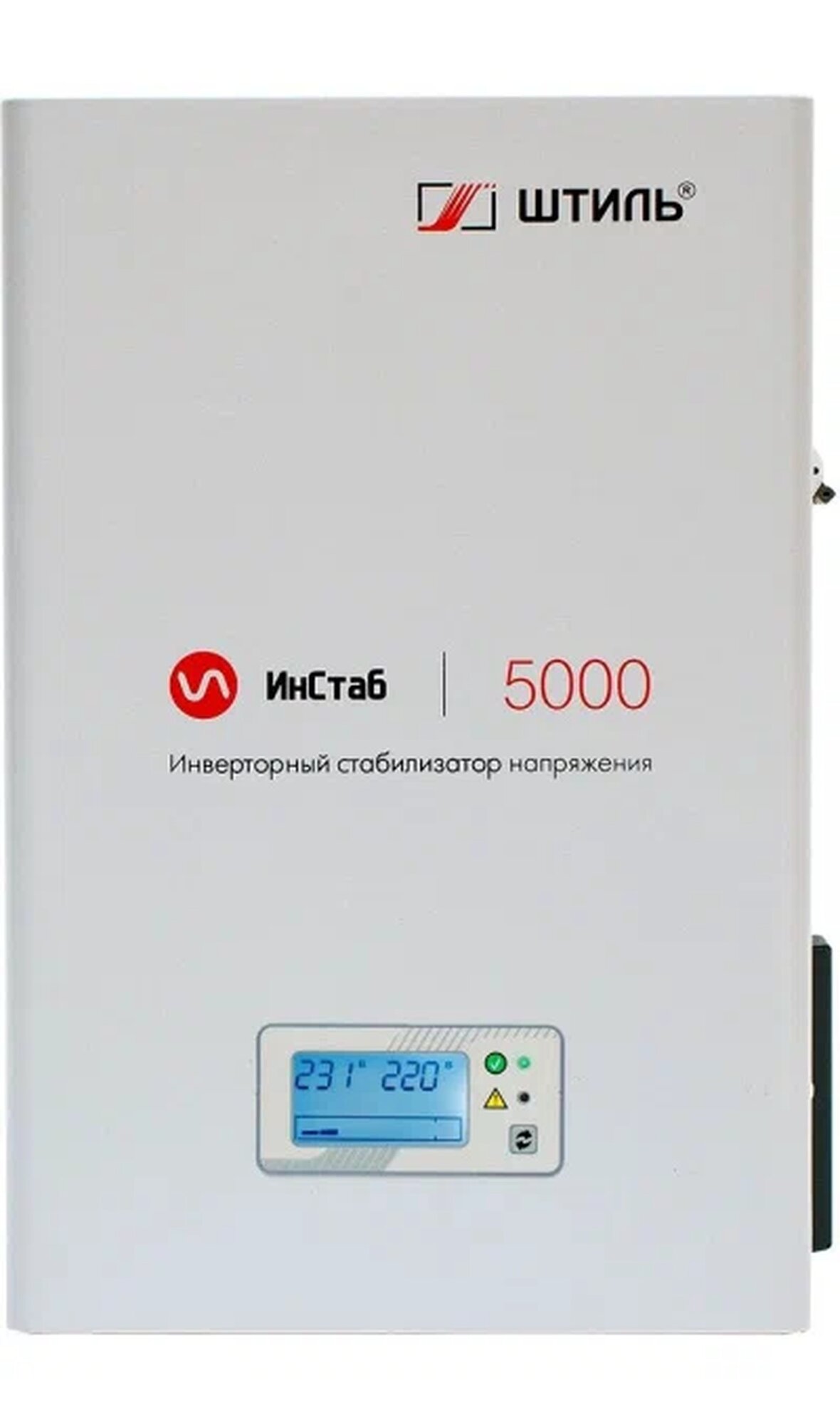 Стабилизатор напряжения Штиль IS5000, инверторный, настенный, белый
