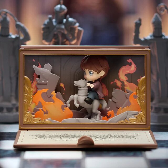 POPMART Гарри Поттер Хогвартс Биография Серия Blind Box Гадание Сумка Оригинальная Игрушка Кукла Милая Аниме Фигурка Подарок