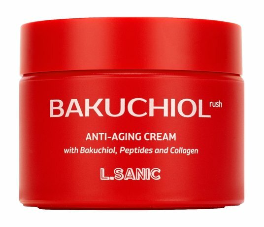 L.Sanic Bakuchiol Rush Anti-Aging Cream Антивозрастной крем для лица с бакучиолом, пептидами и коллагеном 50мл