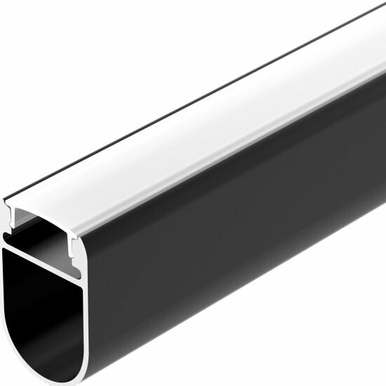 Профиль Arlight WARDROBE-1930-2000 ANOD BLACK (, Алюминий)