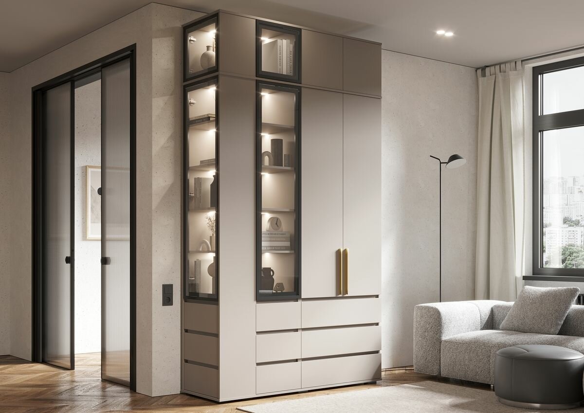 Комплект мебели Норд 150 см. Кашемир