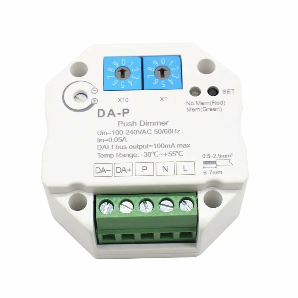 Для DALI Push LED Dimmer 110v 220v 240v с функцией памяти
