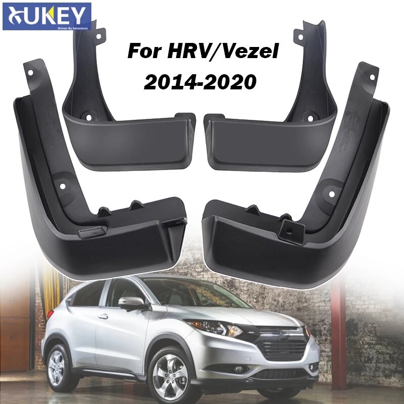 Для HONDA HR-V HRV VEZEL 2014-2020 комплект брызговиков, передние и задние брызговики, крылья 2015 2016 2017 2018 2019