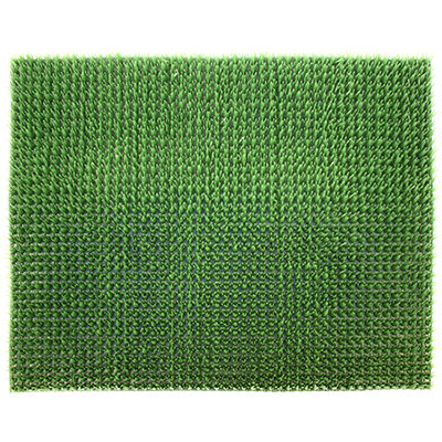 Коврик пластмассовый КНР "Травка" 60х90 см, на нетканной основе, моховой (509)