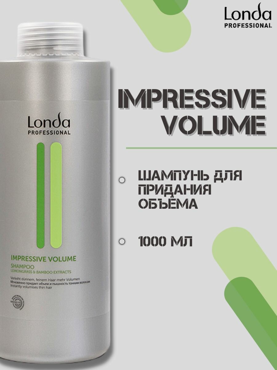LONDA PROFESSIONAL Impressive Volume Шампунь для придания объема, 1000 мл
