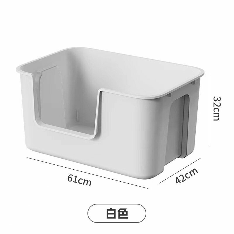 Открытая клетка для гигантских кошек, очень большая полузакрытая будка для собак, лоток для кошачьего туалета,