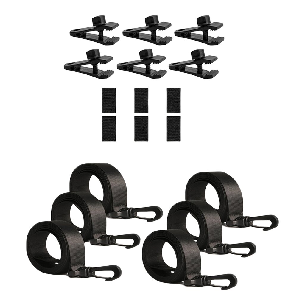 6шт Наборы Для Крепления Солнечной Крышки Крепежная Деталь Для Крепления Крышки Бассейна Ремешок для Крепления Солнечной Крышки к Наземному Бассейну и Зажим