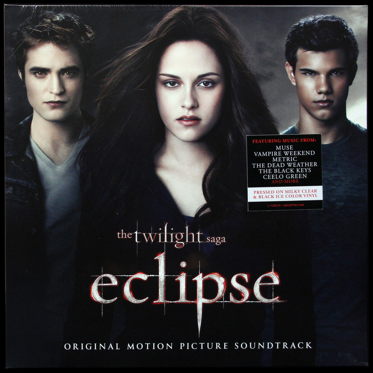 Виниловая пластинка Atlantic V/A – Twilight Saga: Eclipse (Original Motion Picture Soundtrack) (2LP, цветной винил)