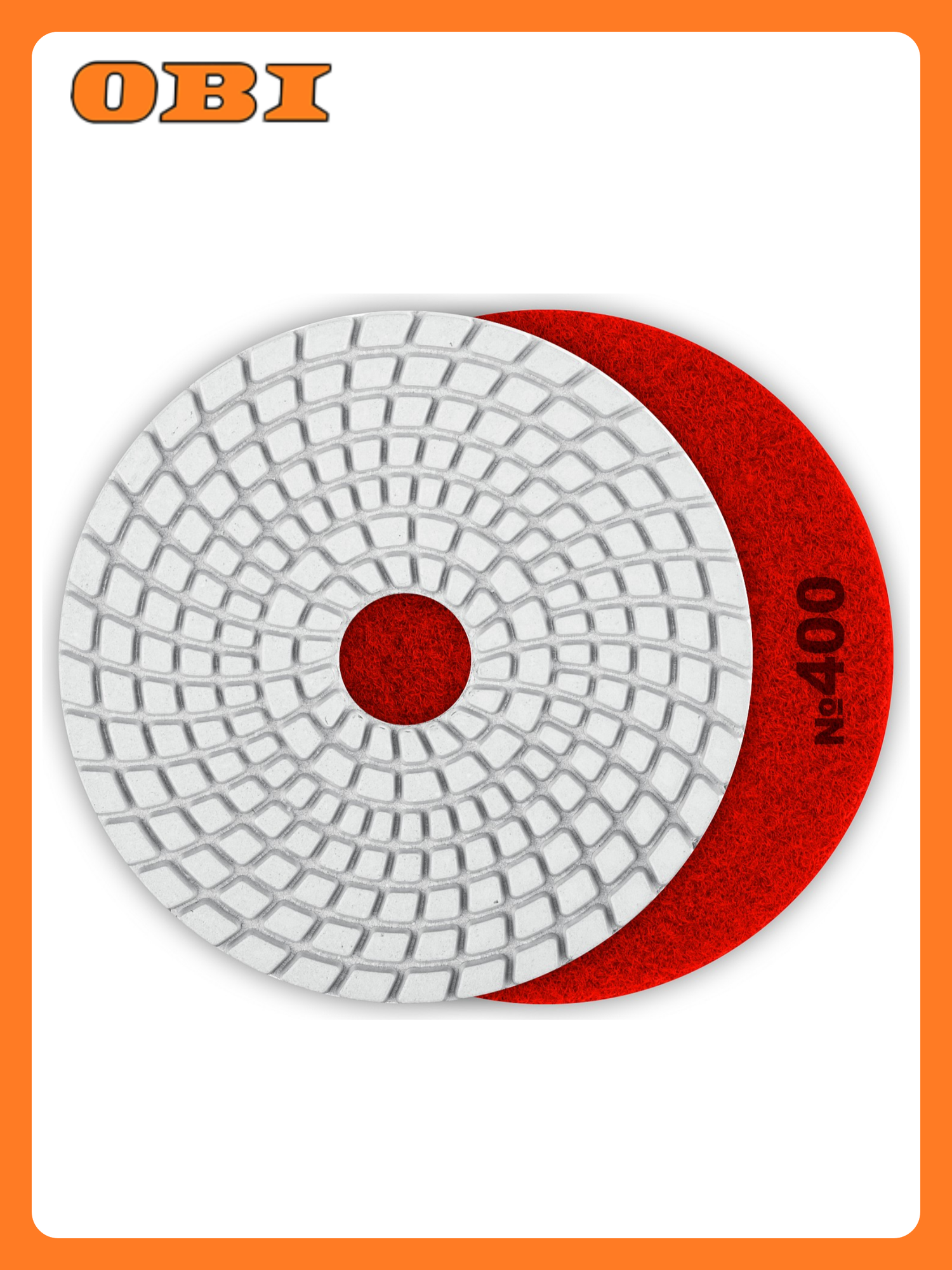 Шлифовальный круг ЗУБР, алмазный, гибкий, мокрый, №400, 125мм