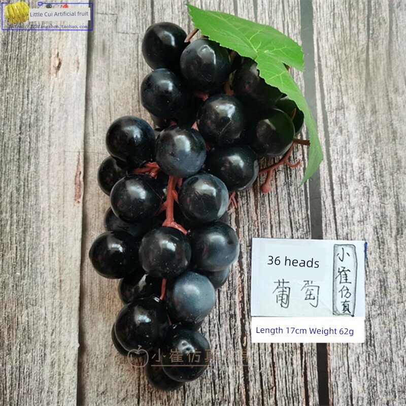 Искусственные гроздья винограда, имитация фруктов, пластиковый виноград, декоративные модели фруктов, зеленые