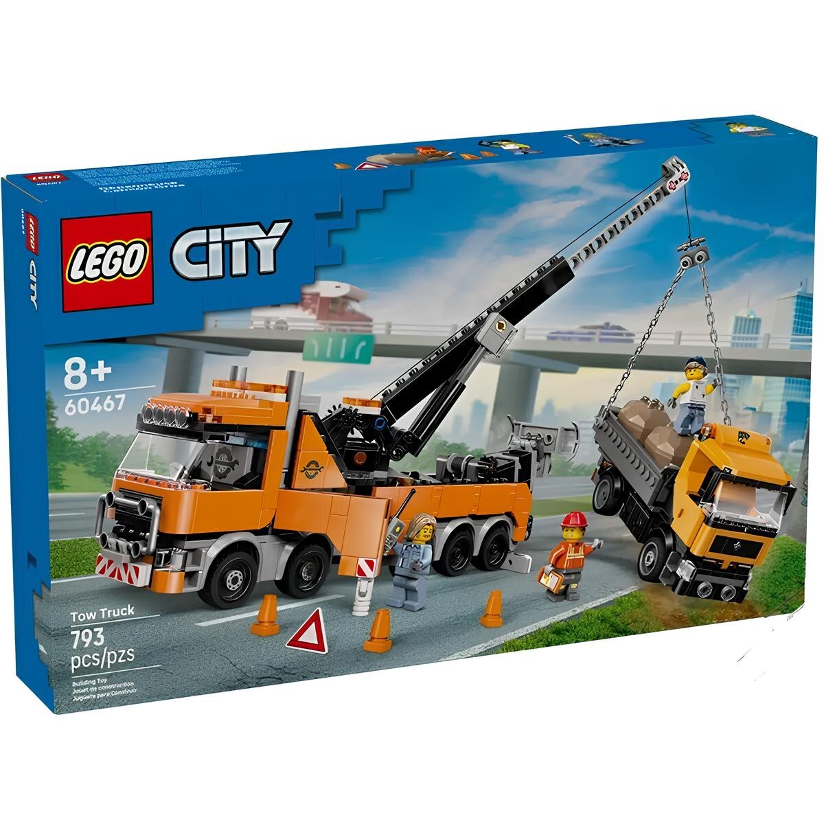 Конструктор LEGO City 60467 Сверхмощный эвакуатор для восстановления с краном