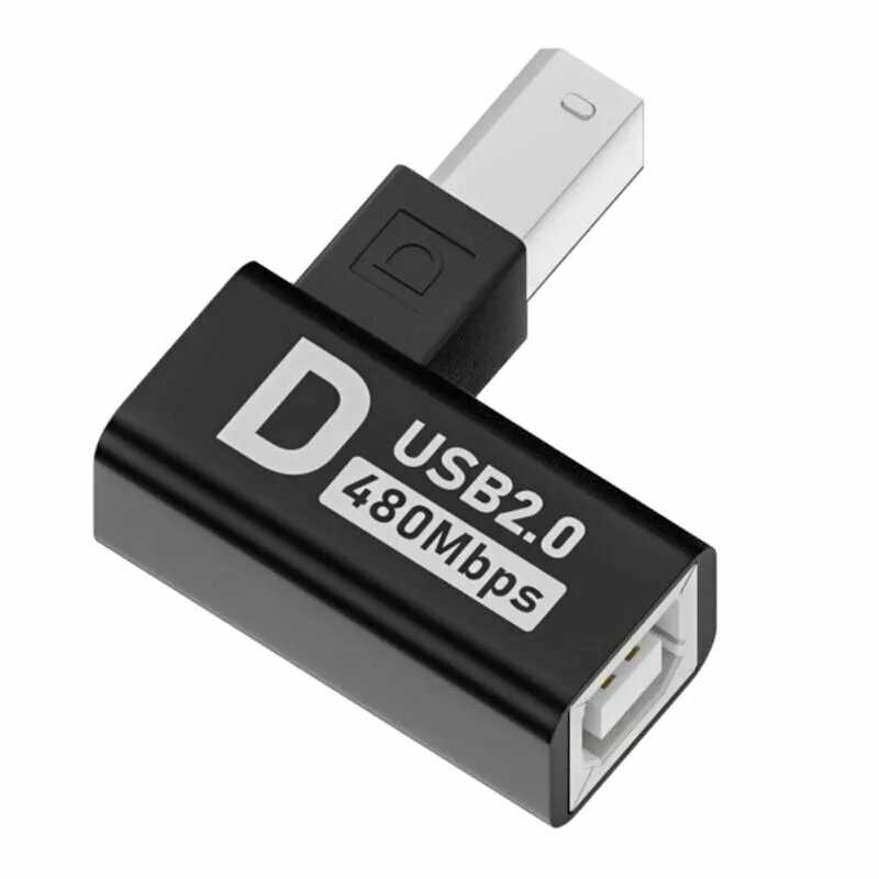 Универсальный разъем USB2.0 B для подключения музыкальных инструментов к принтеру-нижний изгиб