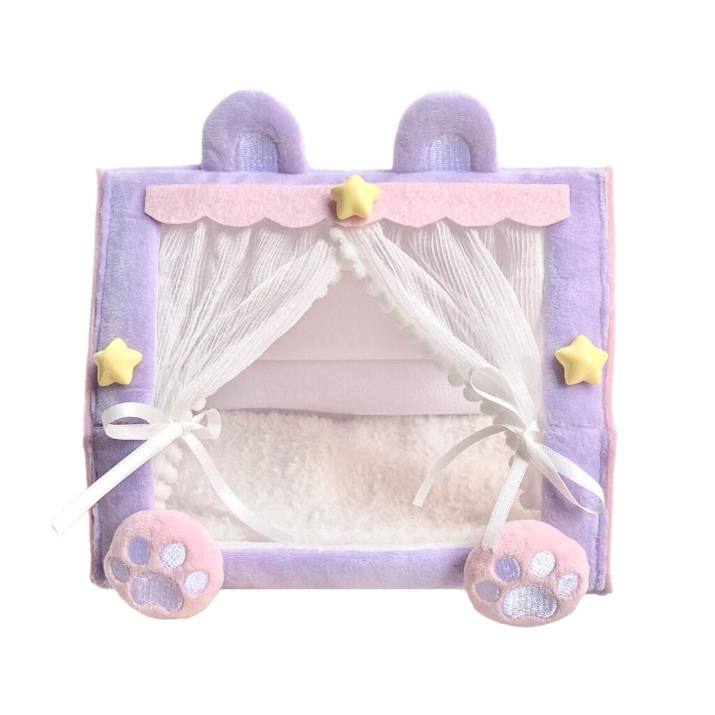 Кукольный Аксессуар Игровая Палатка-Кровать со Съемной Подушкой Для Ролевых Игр Малышей