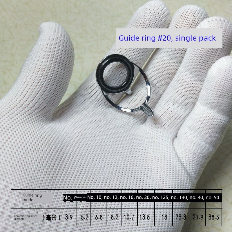 Направляющее кольцо BT из нержавеющей стали, двойное направляющее кольцо для ног Luya, длинное кольцо для метательной