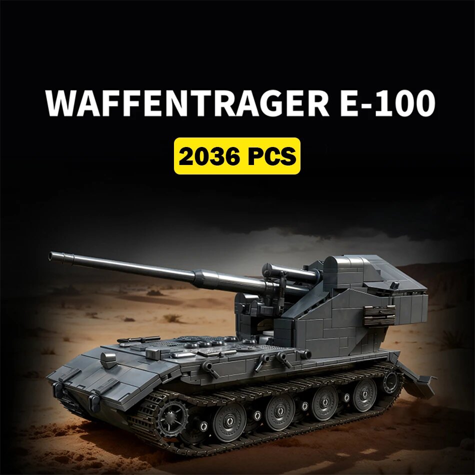 JIMITU Блочный конструктор танк E100