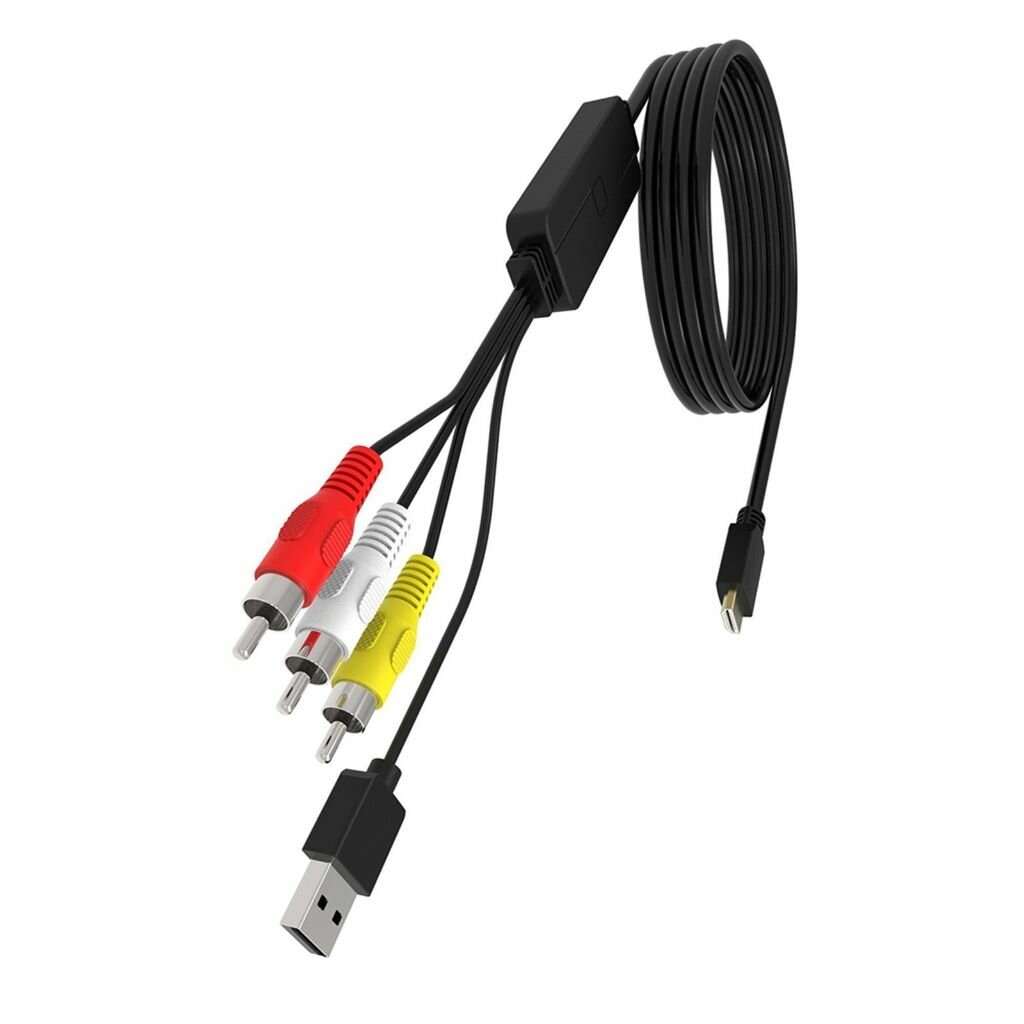 Кабельные преобразователи HDTV в 3RCA с композитным видео