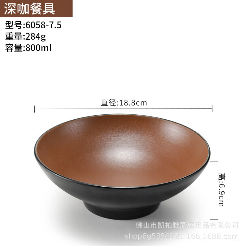 Меламиновая говяжья миска с лапшой посуда Японский суп с лапшой миска с порошком имитация фарфора миска с раменом миска