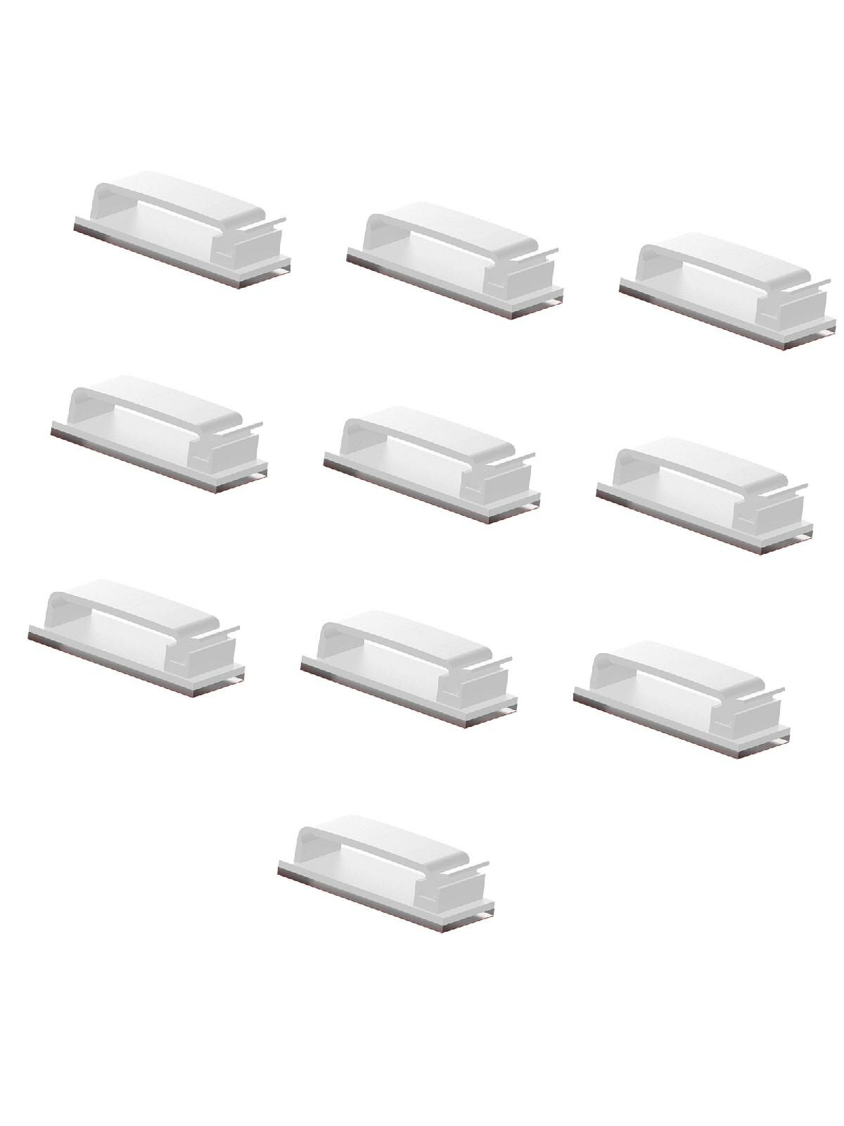 10шт Держатель кабеля Управление проводом Держатель Гибкого USB-кабеля Для намотки