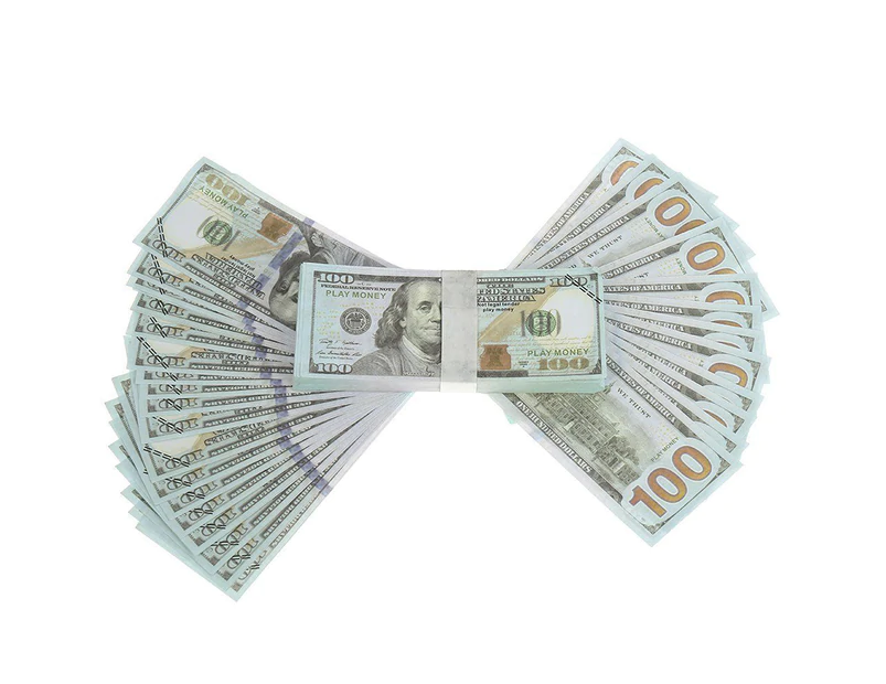 Реплика 50 штук Банкнота Доллара Сувенирная Коммеморативная Банкнота Подобная Настоящей Поддельная Игровая Деньги С характеристиками США Двусторонняя Печать Для Кино Рекламных Новинок Магических Ассистентов (Тип 2)