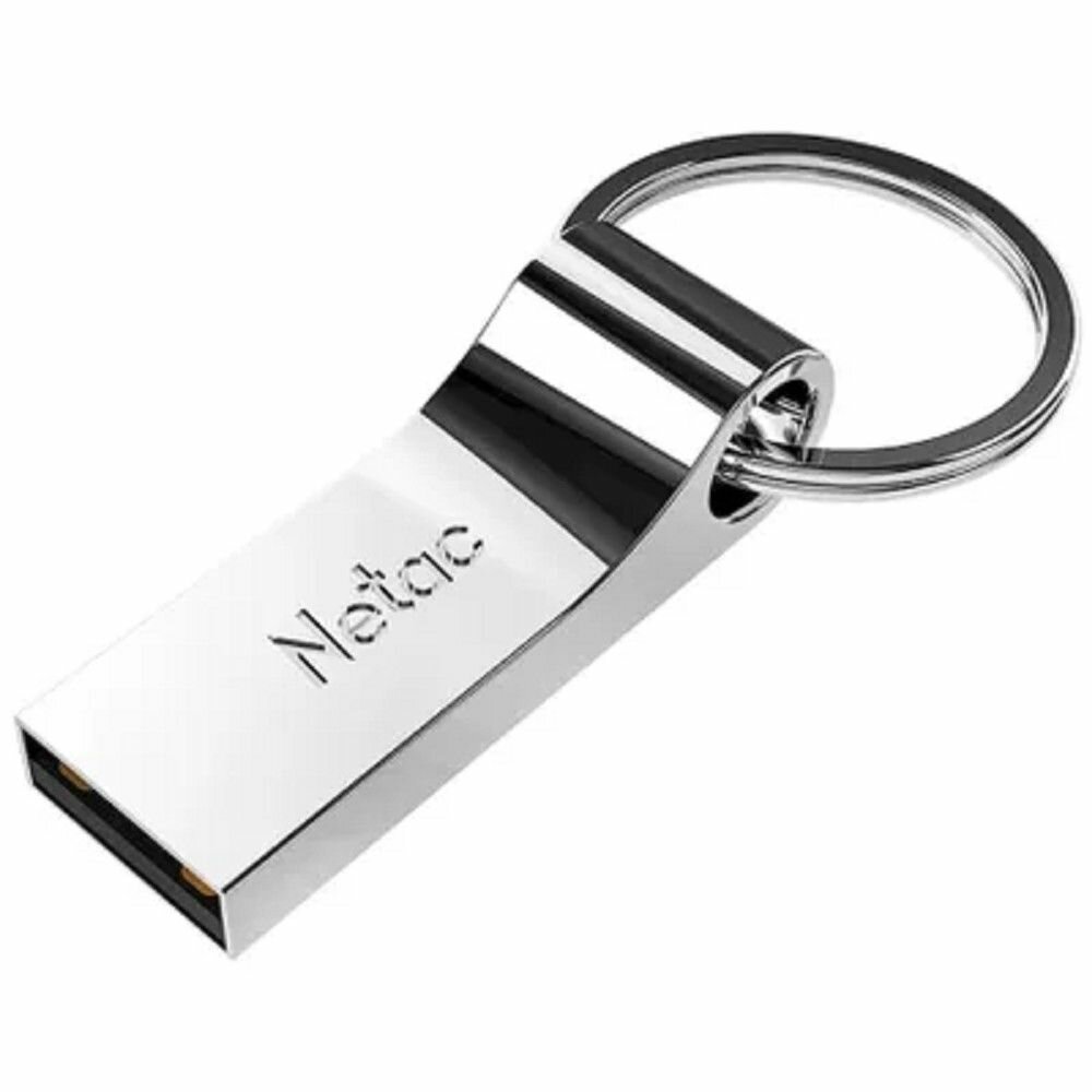 Netac Носитель информации USB Drive 16GB U275 , USB2.0, с кольцом, металлическая