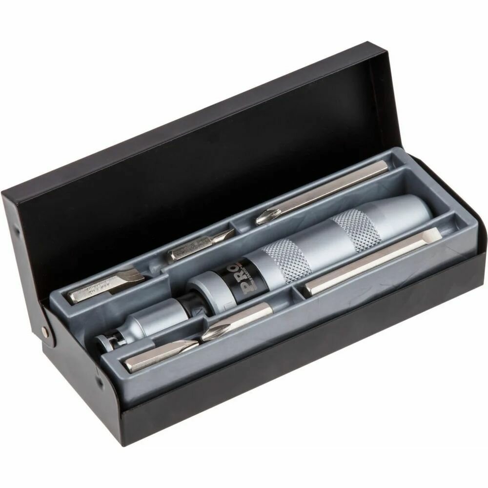 Ударно-поворотная отвертка с набором бит STARTUL 7 предметов PRO-6057