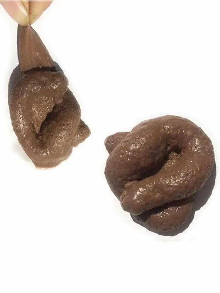 Мини игрушка-шутиха в виде смешного какашки, 1 шт.