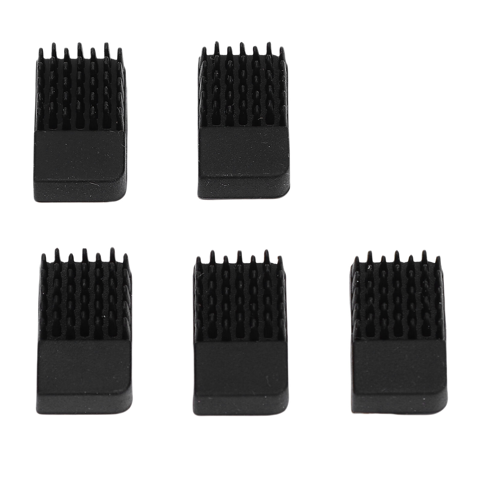 5 шт. Сменные щетки для сопла 3D-принтера Elegoo Centauri Carbon, мягкие силиконовые щетки для сопла, черные.