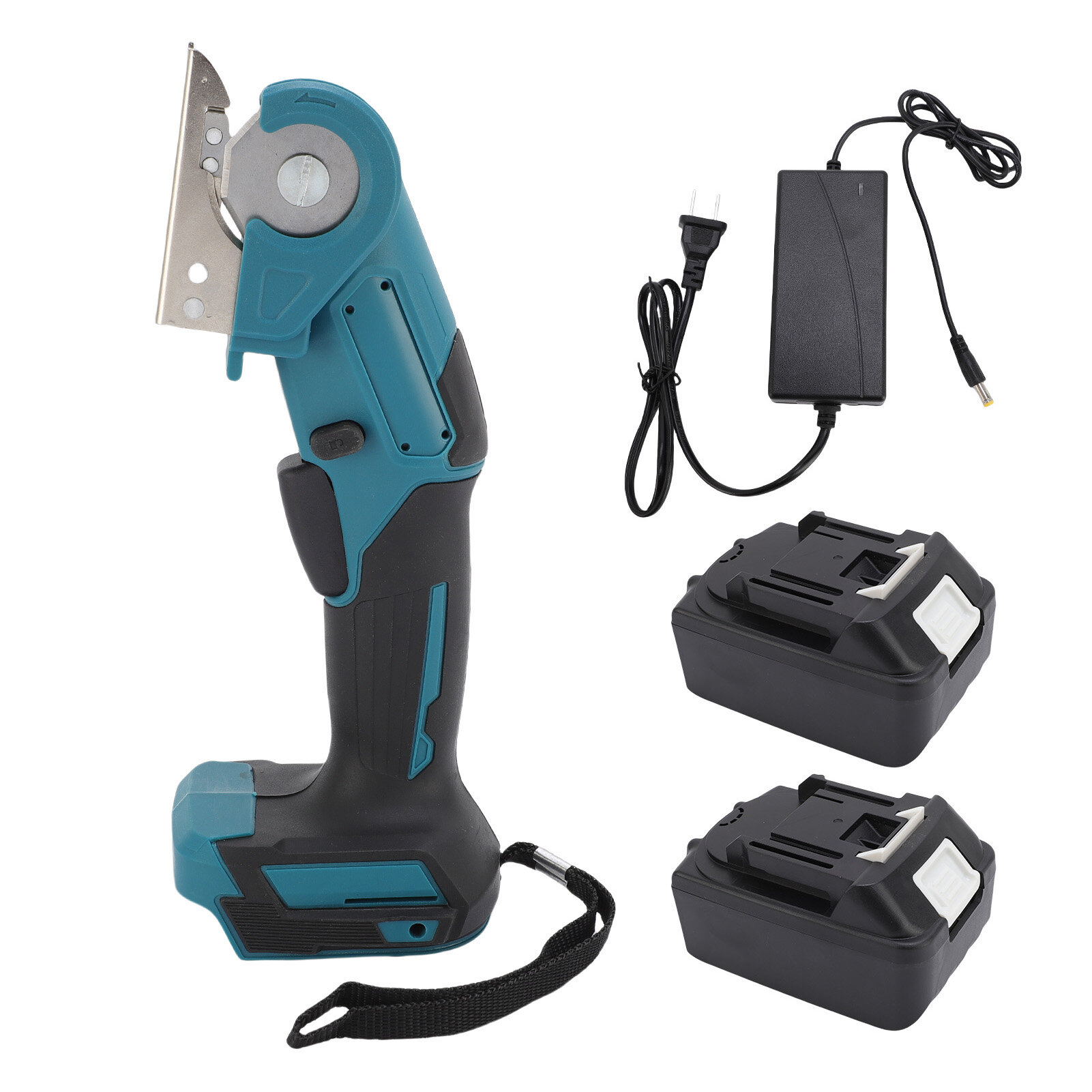 Беспроводные электрические ножницы, многофункциональные, с аккумулятором, для резки картона, ковров, кожи и ткани, вилка стандарта США.