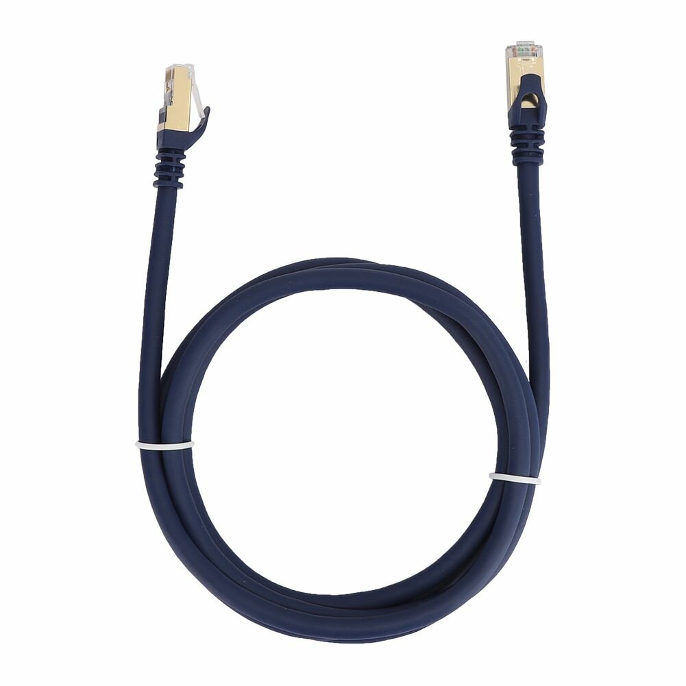 Кабель Ethernet Cat8, 40 Гбит/с, 1.8м, бескислородная медь, 26AWG