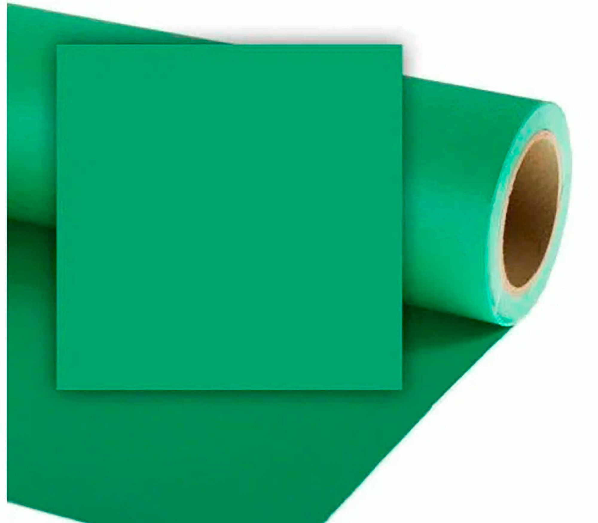 Фон VIBRANTONE 25 Greenscreen, бумажный, 2.1 x 6 м, зеленый фотофон для съемки
