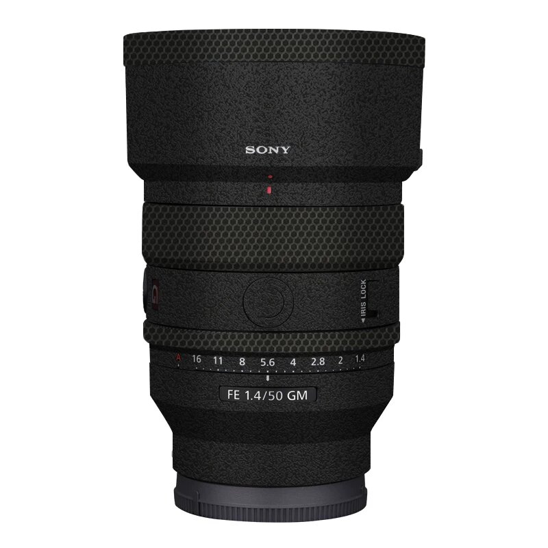 Mebentang защитная пленка для объектива Sony FE 50mm F1.4 GM, матовый черный, 3M клей, премиум-пленка для камеры