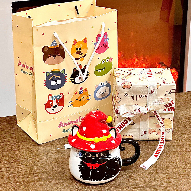 Подарок на день рождения для девочек, практичный небольшой презент, высокая эстетическая ценность, милая керамическая кружка, изысканный подарок для лучших подруг.