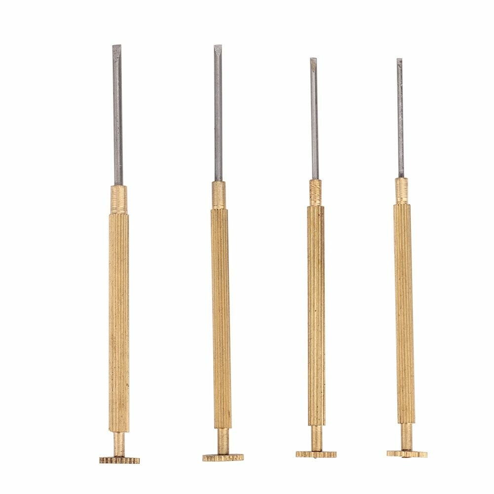 Набор из 4 отверток для снятия часового механизма, точные инструменты для ремонта часов, аксессуары для регулировки браслета и обслуживания